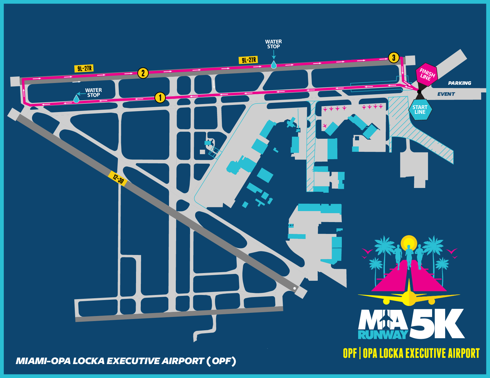 OPF | MIAMI-OPA LOCKA EXECUTIVE AIRPORT - MIA Runway 5K